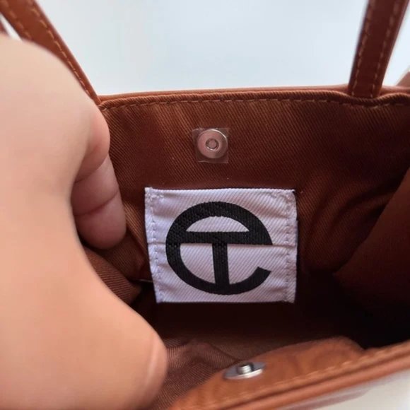 Telfar | Bags | Brand New Telfar Brown Small Shopping Bag | Poshmark